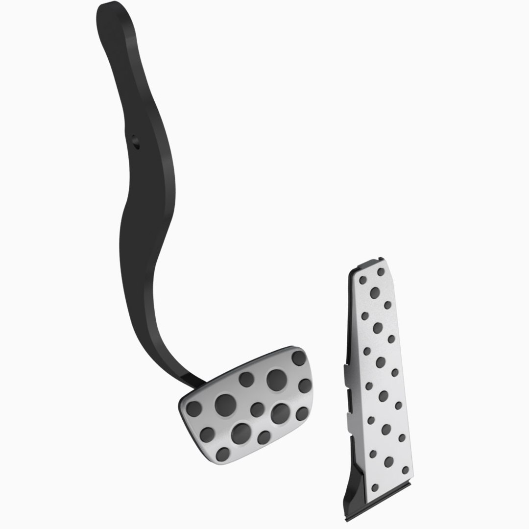 Pedals Brake Accelerator 3d Model