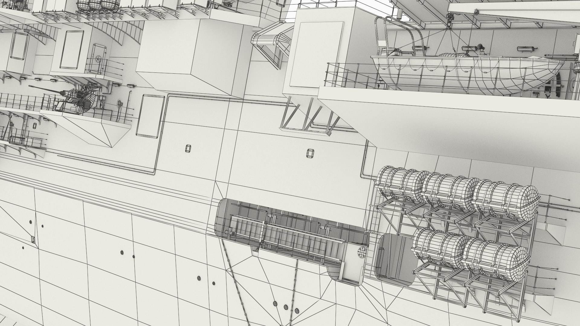Cavour 550 Aircraft Carrier Naval Vehicle Gray Model - TurboSquid 2515790