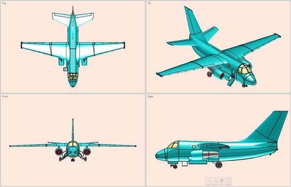 Airplane SketchUp Models for Download | TurboSquid