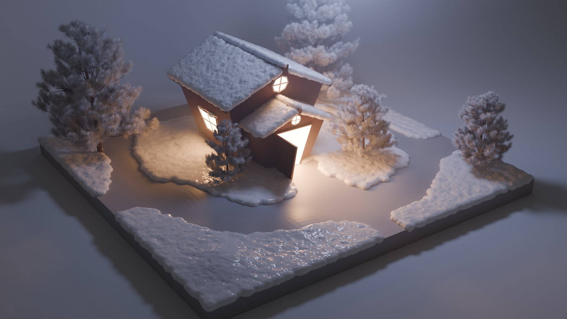Snow Home 3D - TurboSquid 2309358