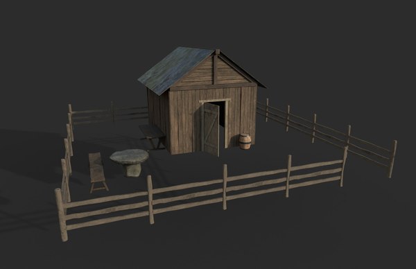 Barn modeled 3D model - TurboSquid 1518968