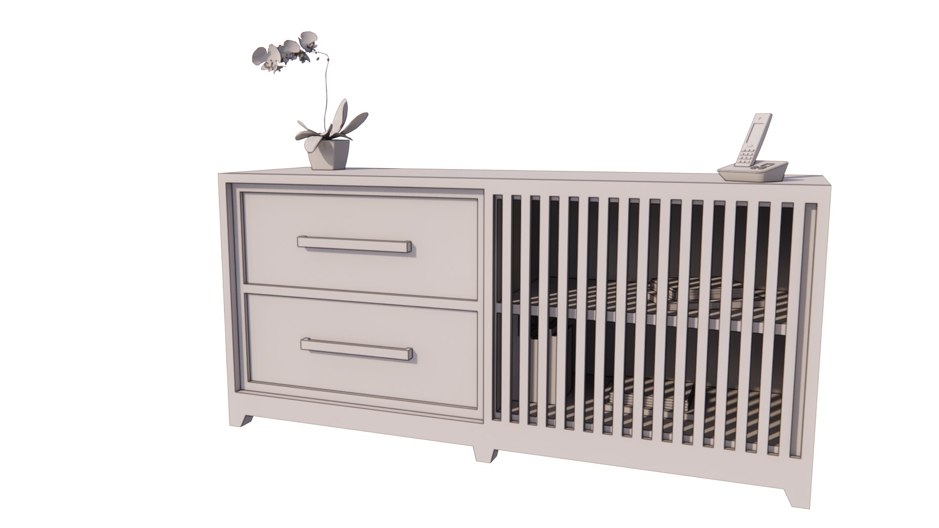 Chest Of Drawers 3D Model - TurboSquid 2103132