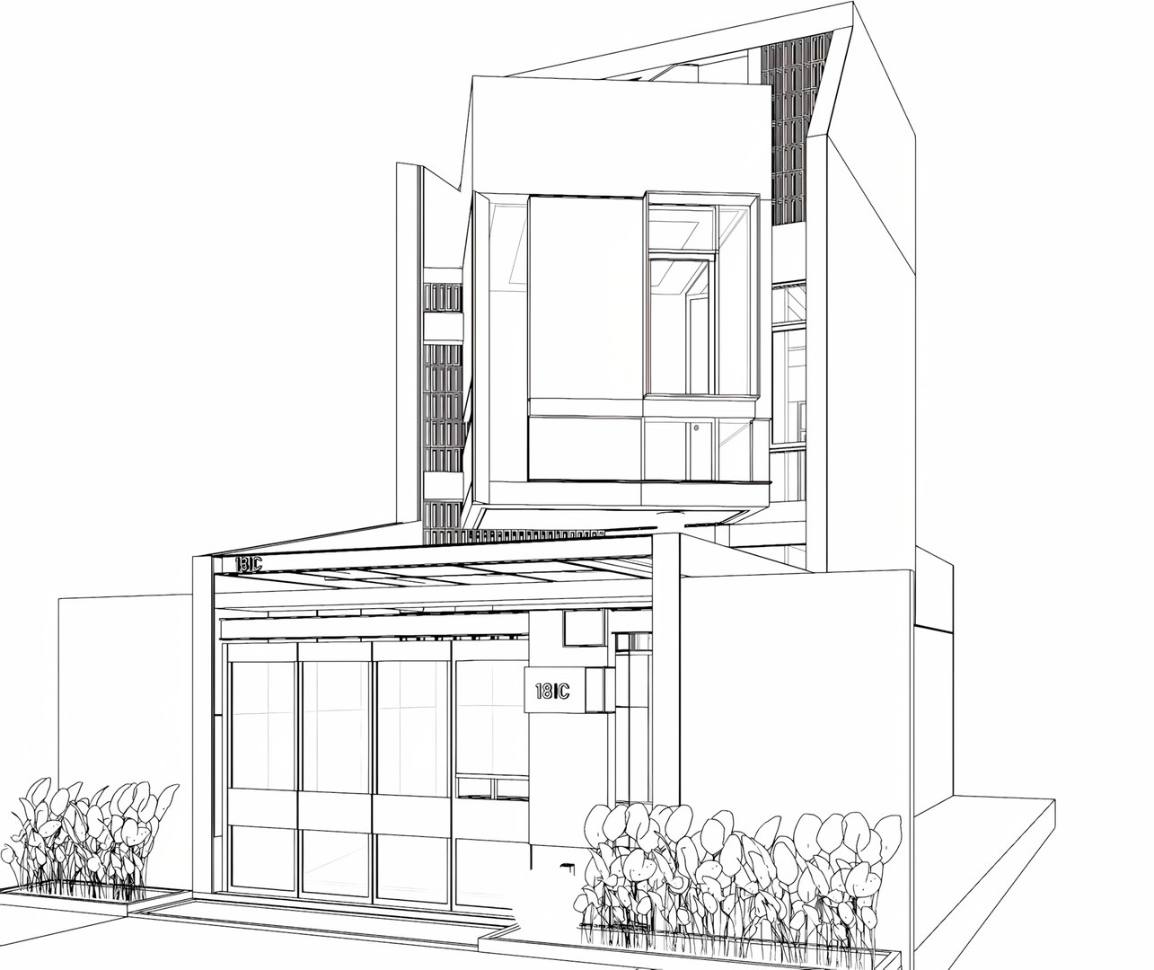 Modern Tropical Tiny House Minimalist Architecture Design 3D ...