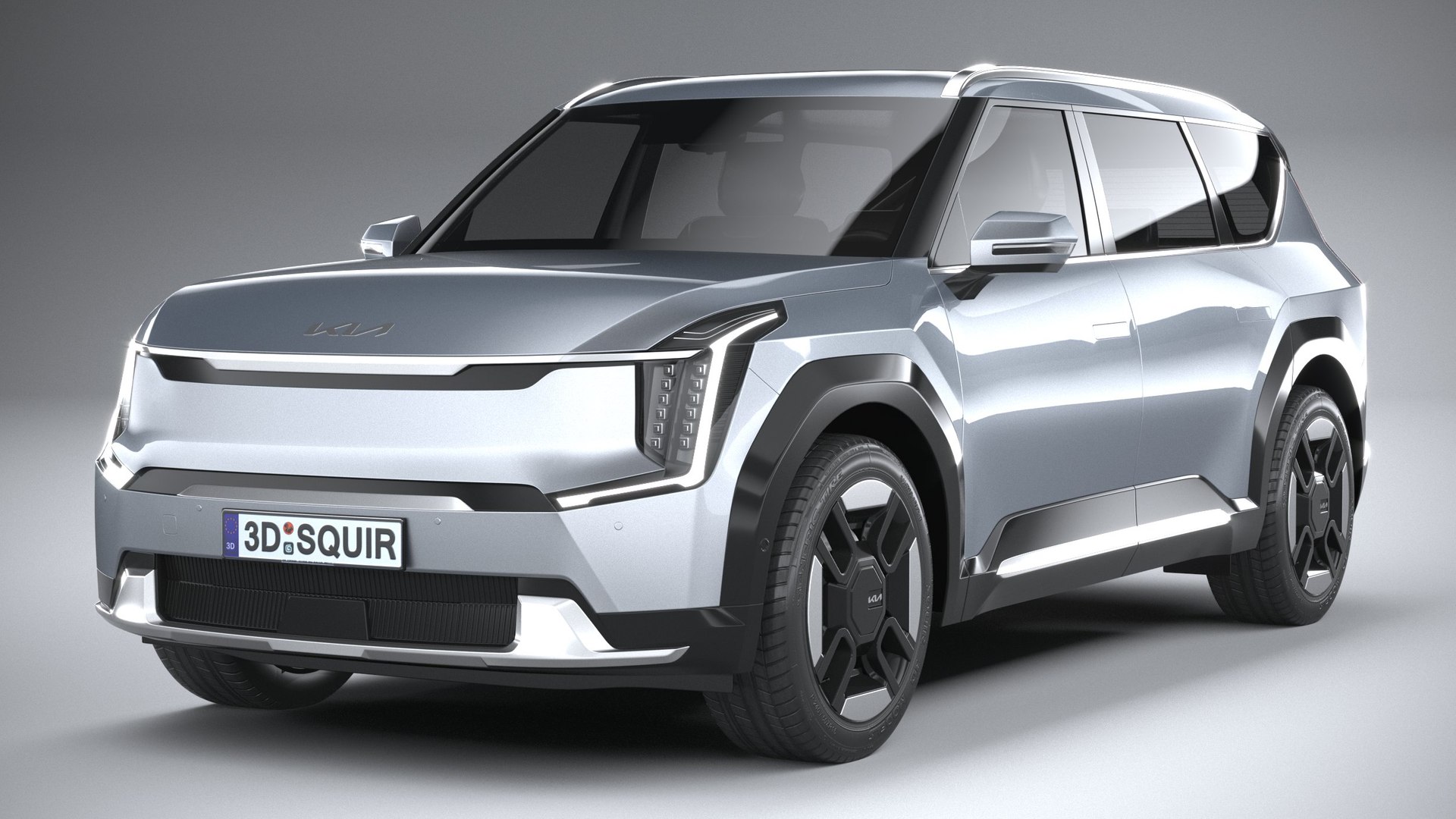Kia EV9 2024 3D Model - TurboSquid 2062662