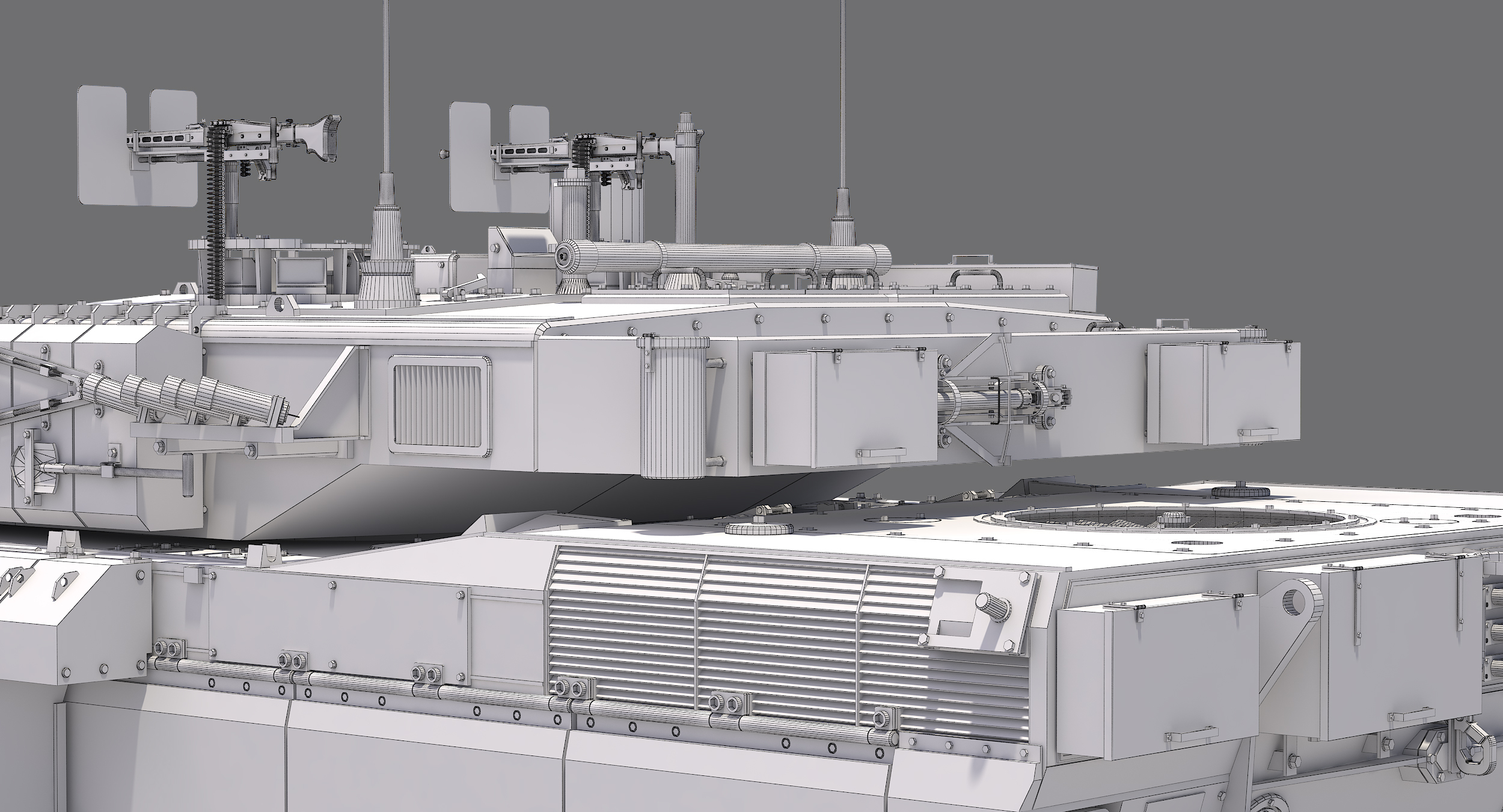 C1 ariete reactive armour 3D model - TurboSquid 1203674