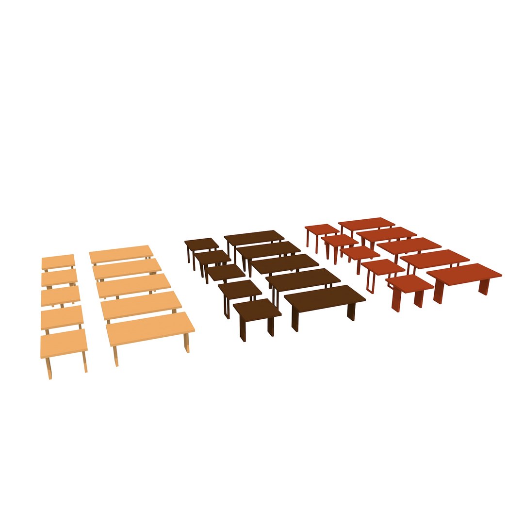 Simple table 3D model - TurboSquid 1360743
