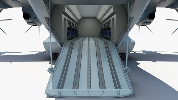 modelo 3d Avión de transporte militar Airbus A400M Atlas con Humvee en ...