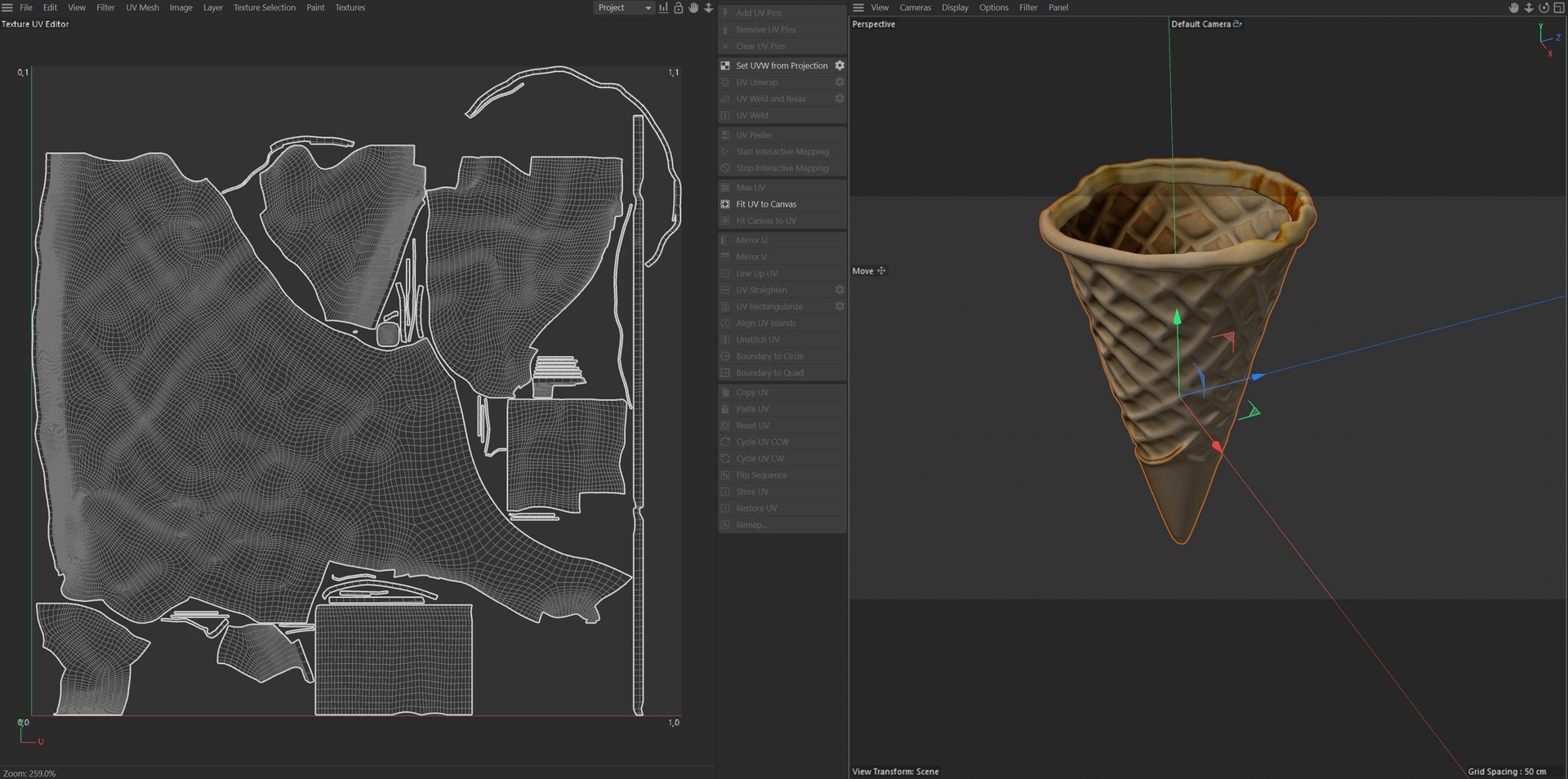 Ice Cream Cones 3D Model - TurboSquid 2384626