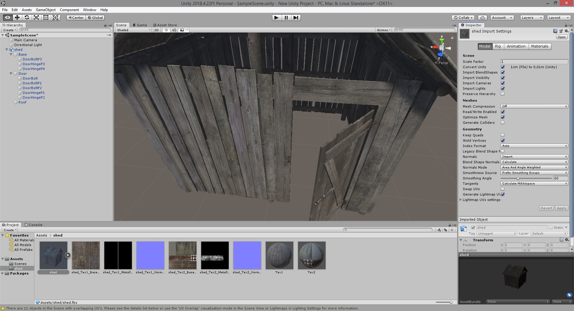 3D Model Wooden Shed - TurboSquid 1584708