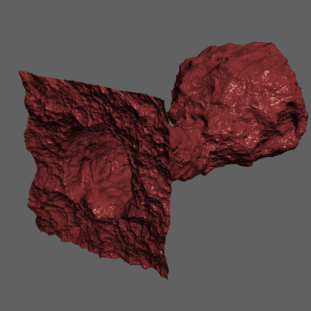 cave rock stones 3d model