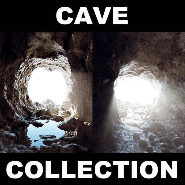 3d model of cave hd 8k