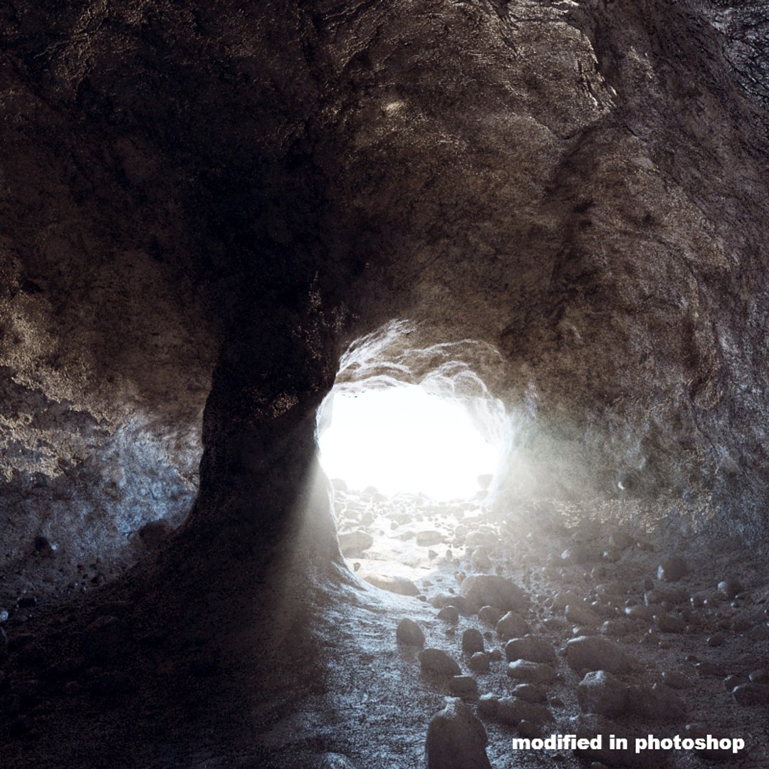 cave rock stones 3d model