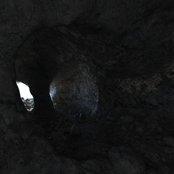 cave rock stones 3d model