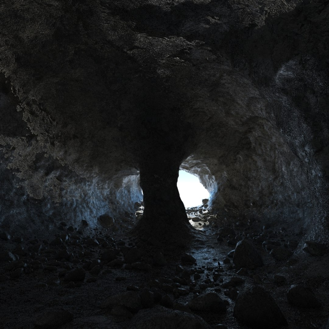 cave rock stones 3d model