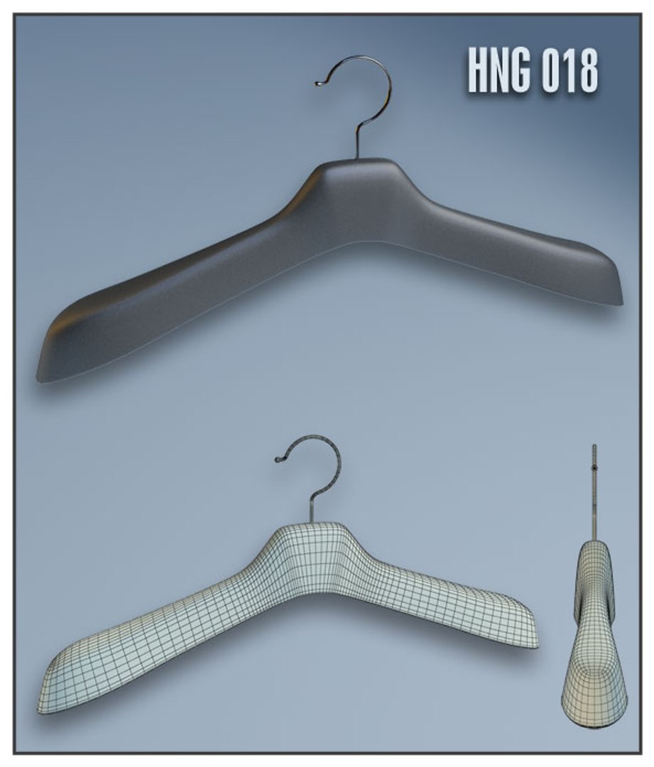 3d Model Of Clothes Hanger