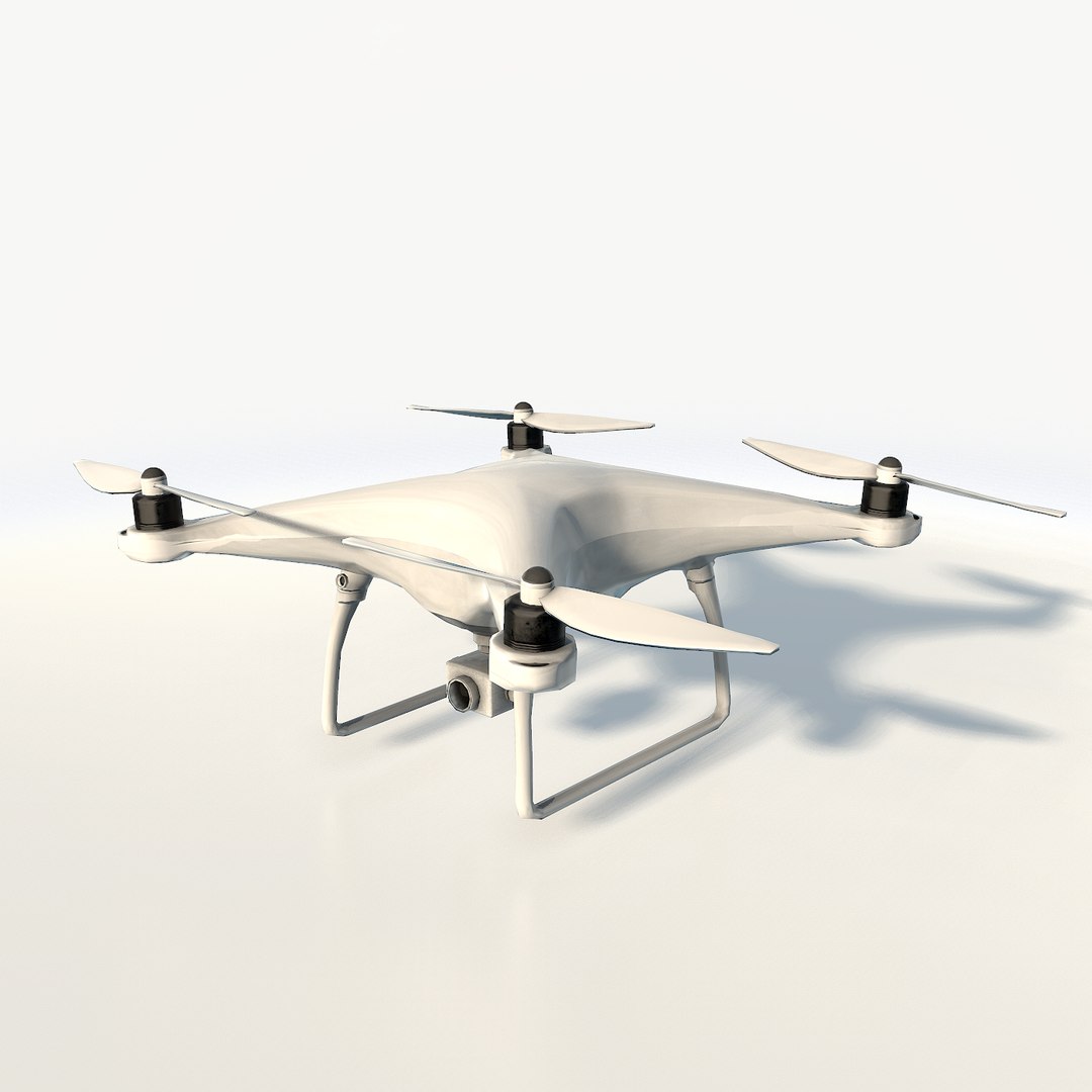 Dji Phantom 4 Quadcopter 3d Max