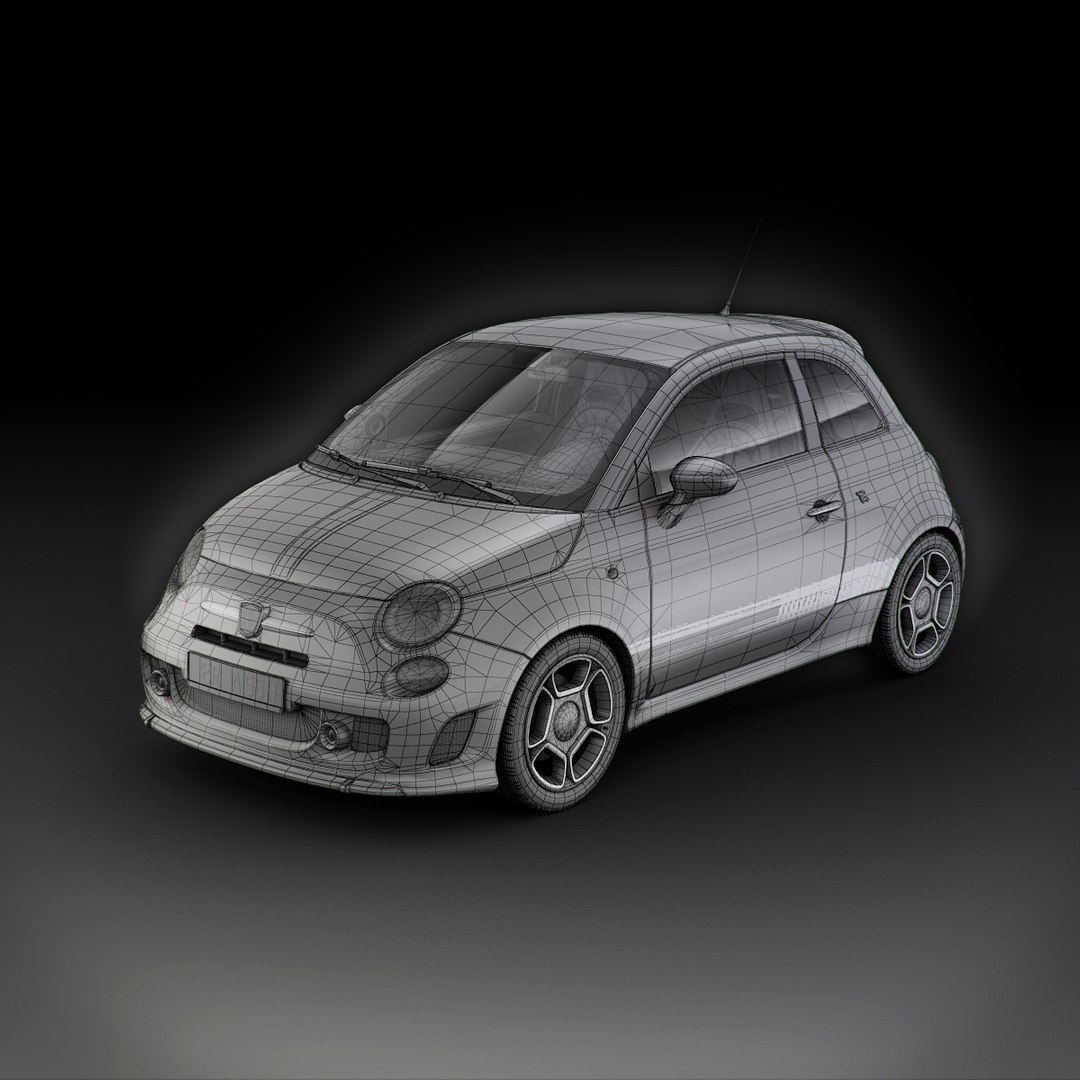 Fiat 500 Abarth Dxf