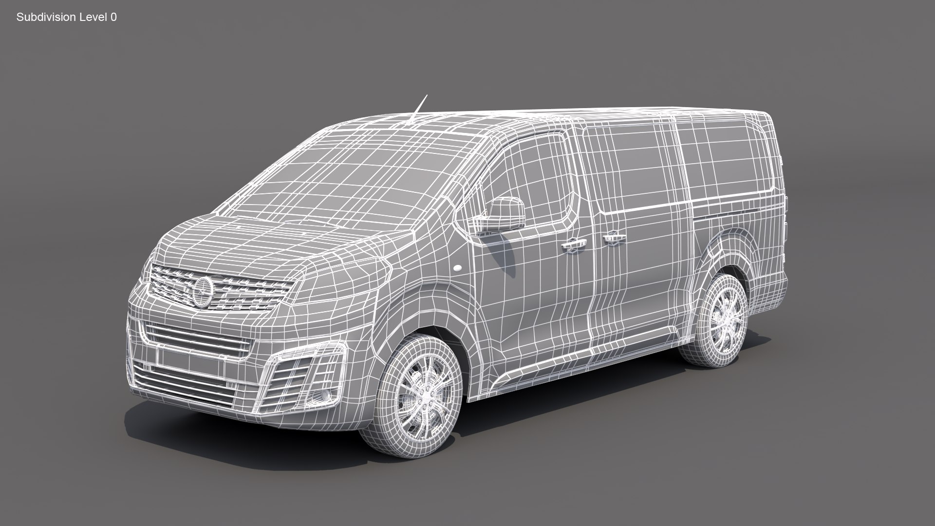 Opel Vivaro Kombi L3 3D model - TurboSquid 1780489