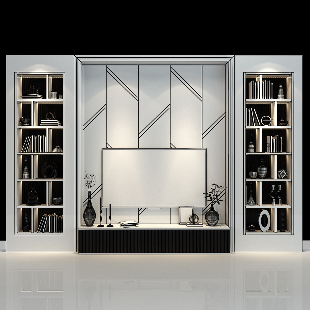 3D Wall Tv Model - TurboSquid 1622814