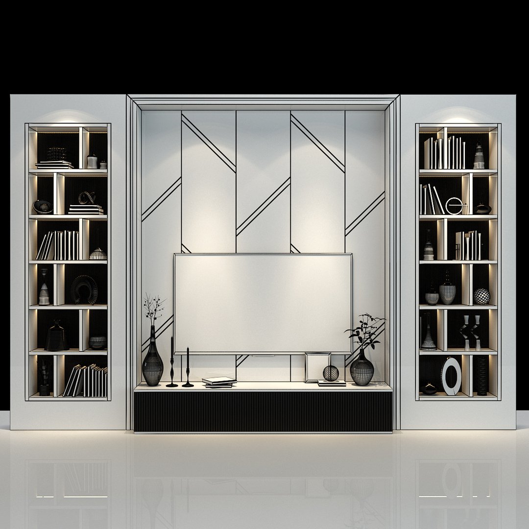 3D wall tv model - TurboSquid 1622814