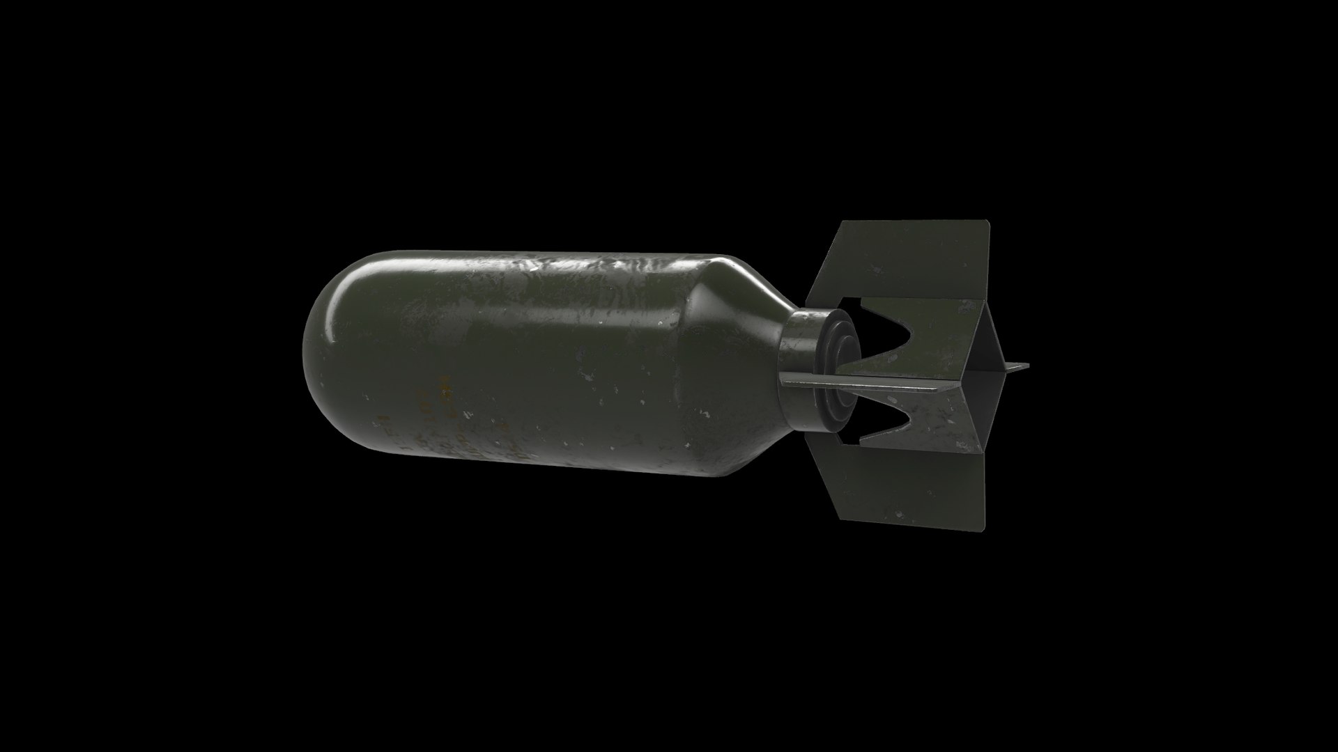General Purpose Bomb 02 3D - TurboSquid 2298605
