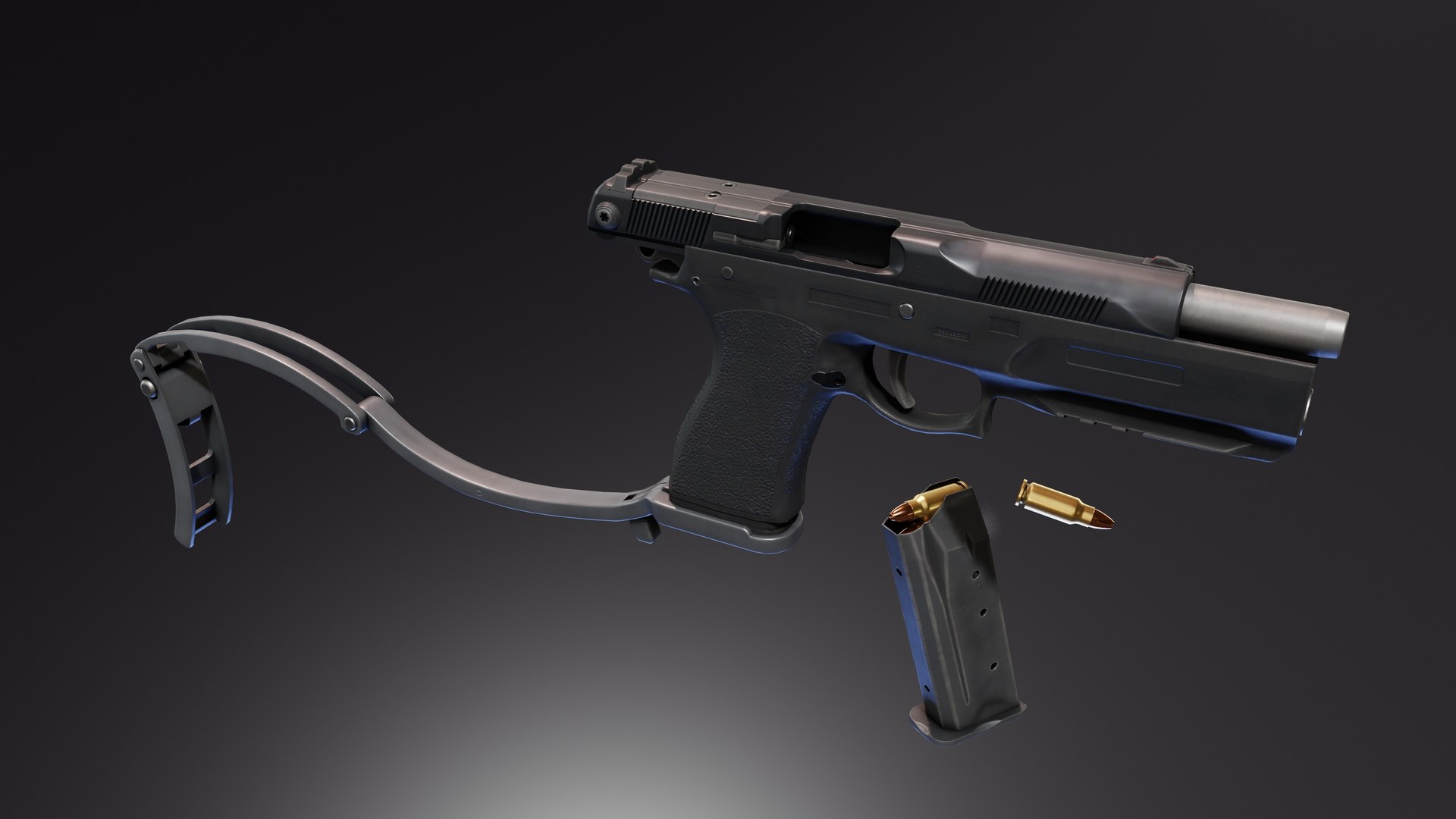 FK Brno And PSD Handgun 3D Model - TurboSquid 2043053