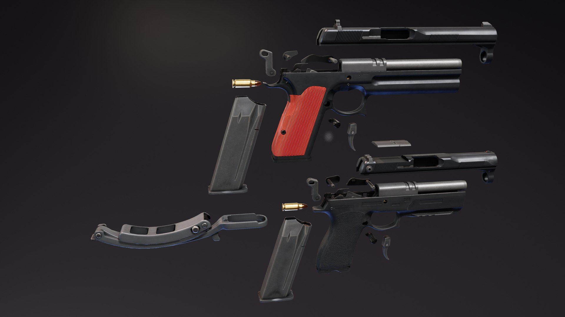 FK Brno And PSD Handgun 3D Model - TurboSquid 2043053