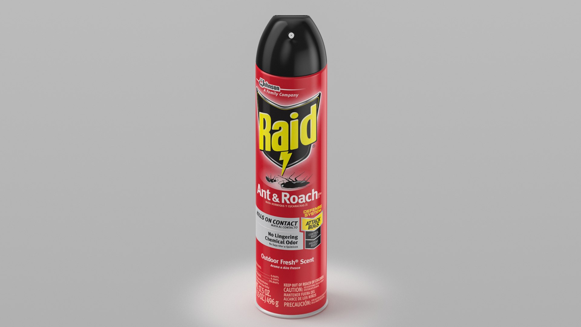 Raid Aerosol 3D Model - TurboSquid 1589433