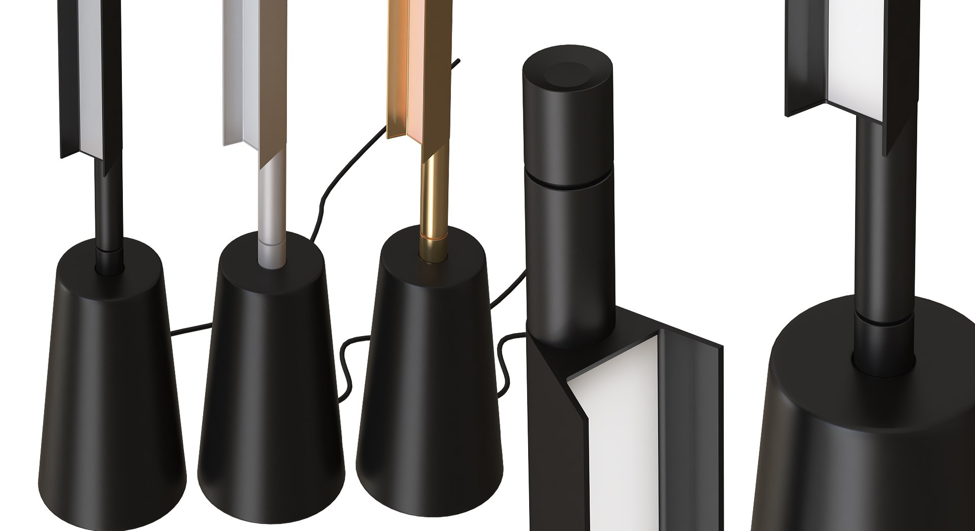 Luceplan Compendium Floor Lamps 3D Model - TurboSquid 2035454