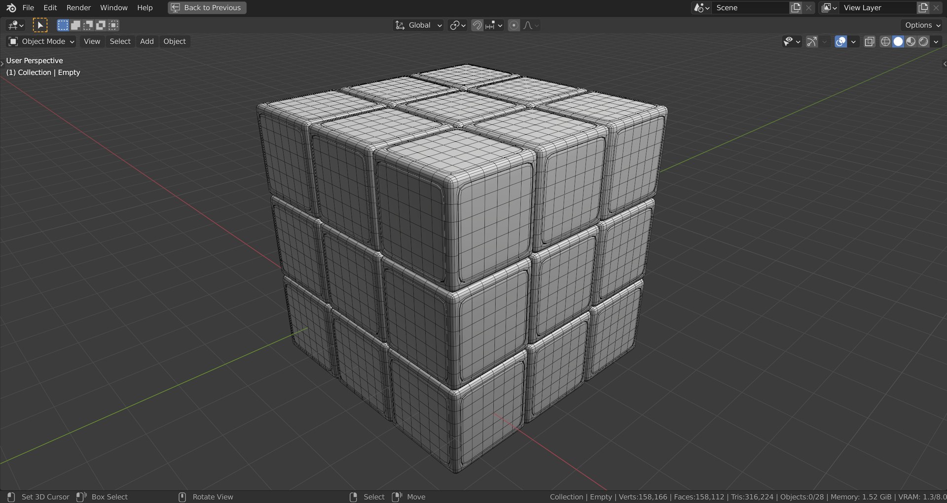Realistic Rubiks Cube Model - TurboSquid 1797619