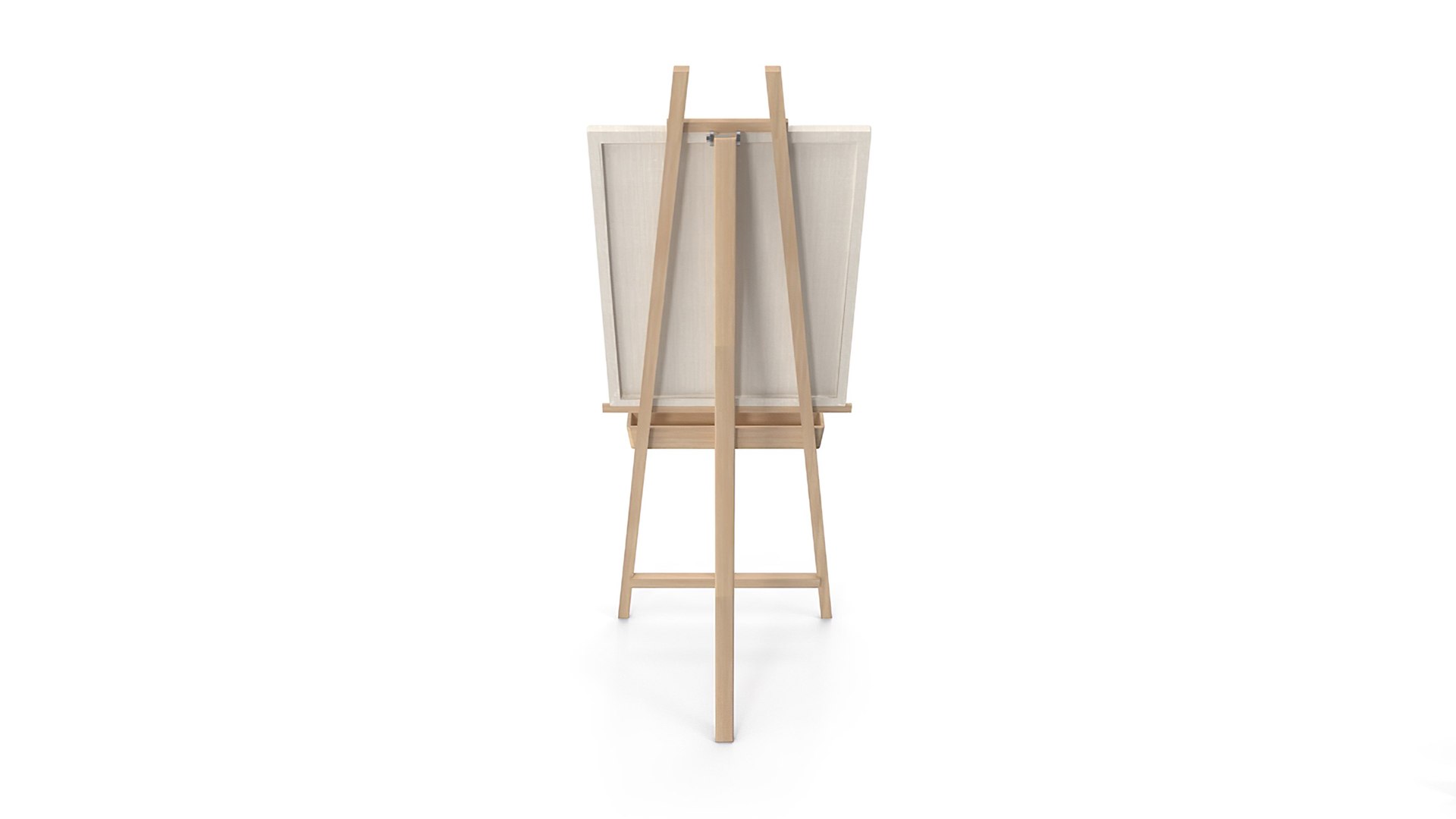 3D Model Easel And Canvas - TurboSquid 2026258
