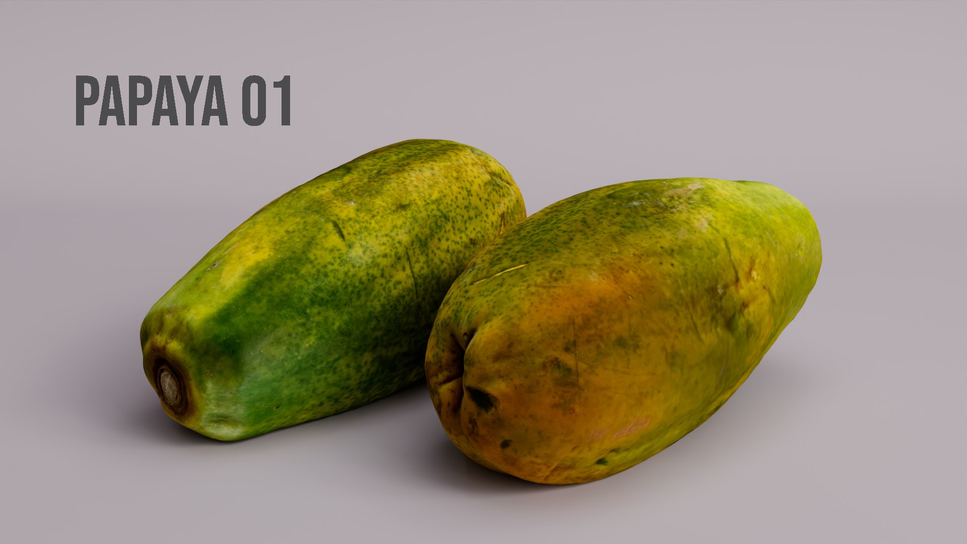 Papaya Scan Pack Model - TurboSquid 2424846