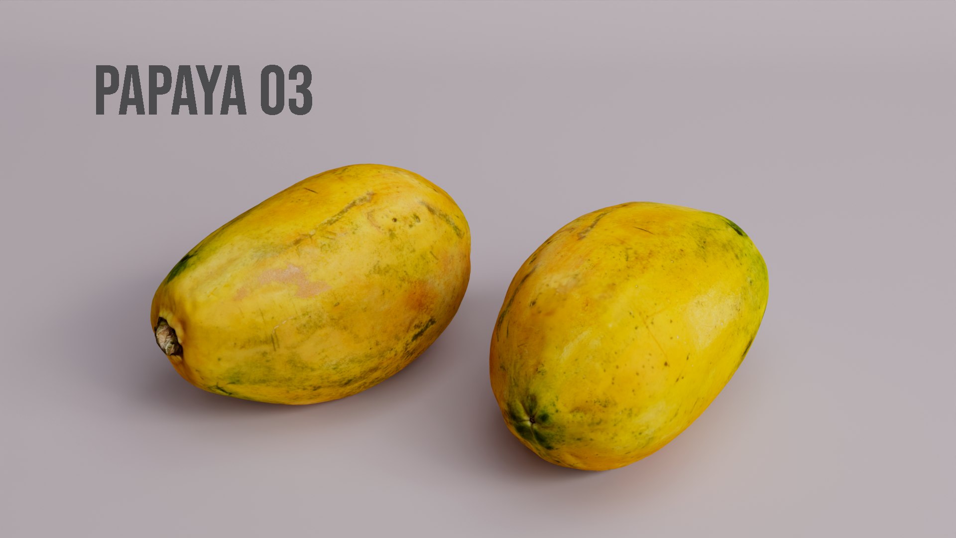 Papaya Scan Pack Model - TurboSquid 2424846