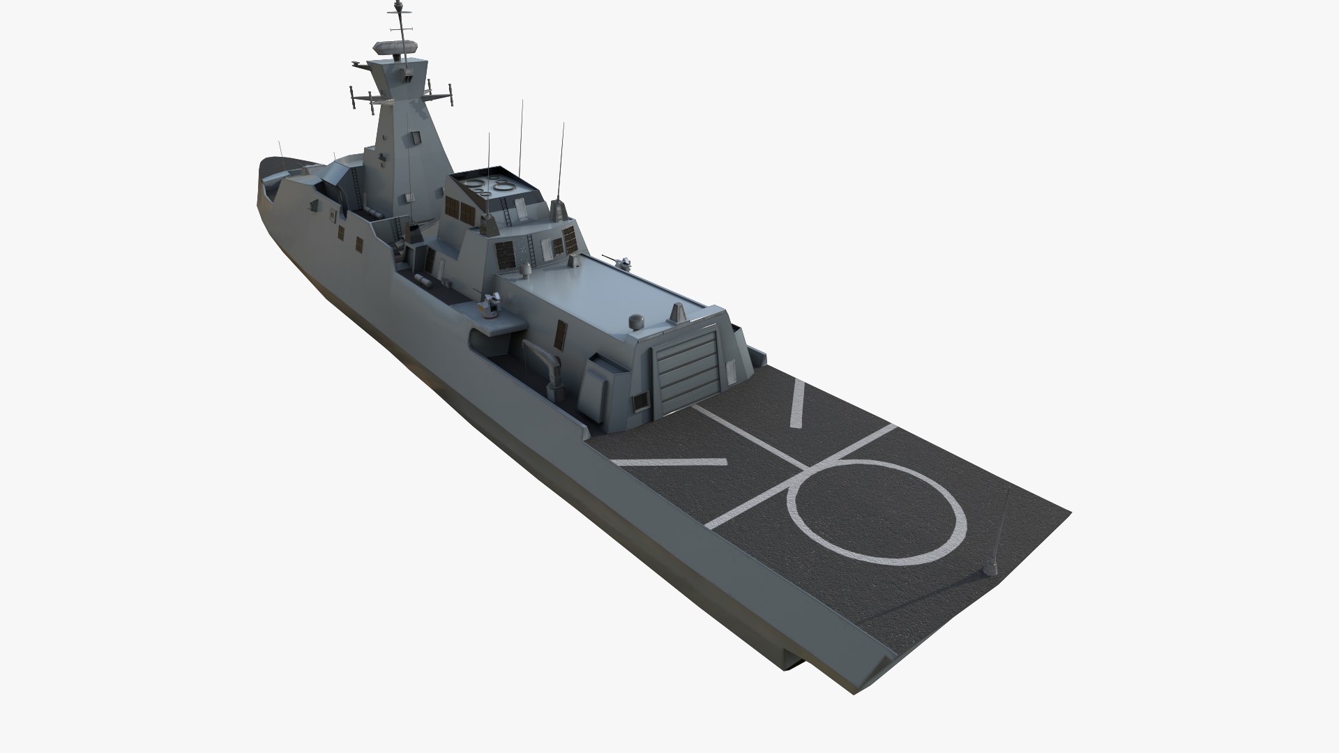 3D Khareef Class Model - TurboSquid 2200305