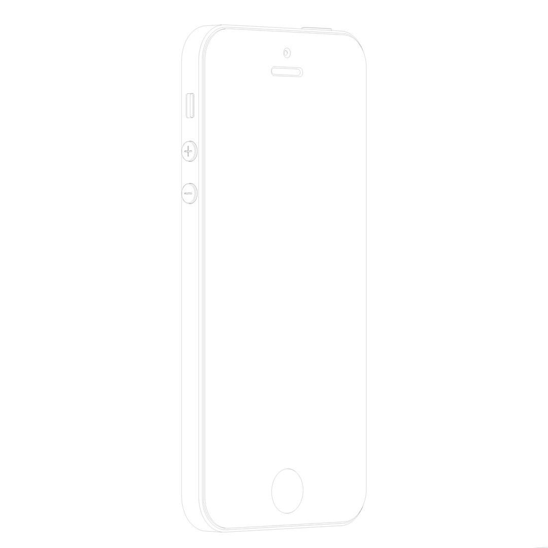 3d iphone 5 model