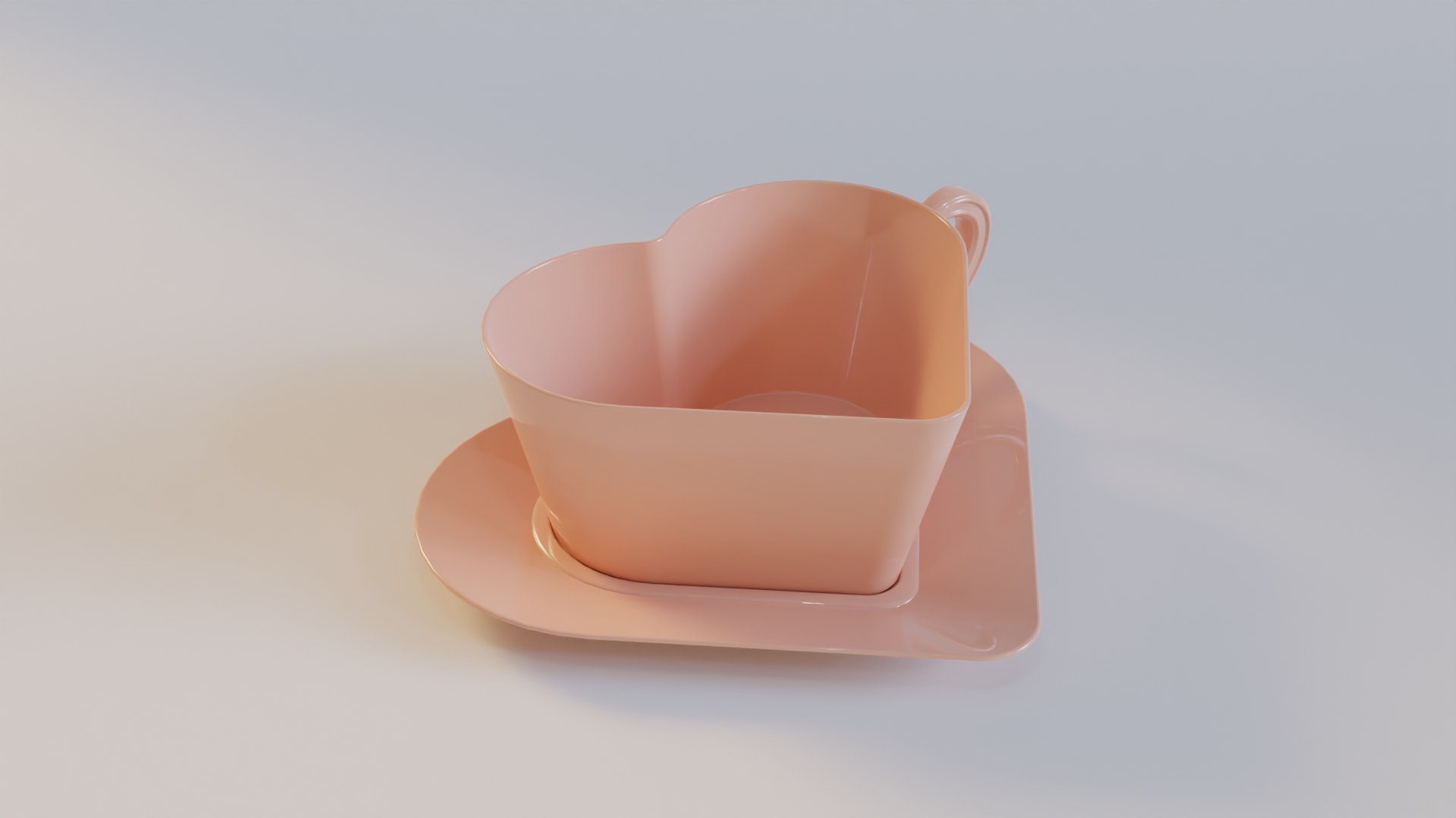 Detailed Heart Shaped Coffee Cup 3D - TurboSquid 1953963