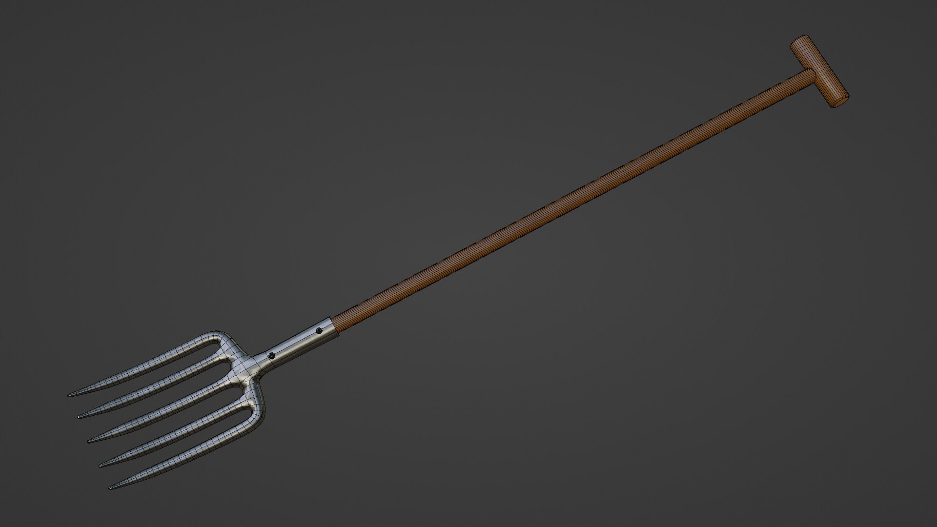 3D Pitchfork - TurboSquid 1965068