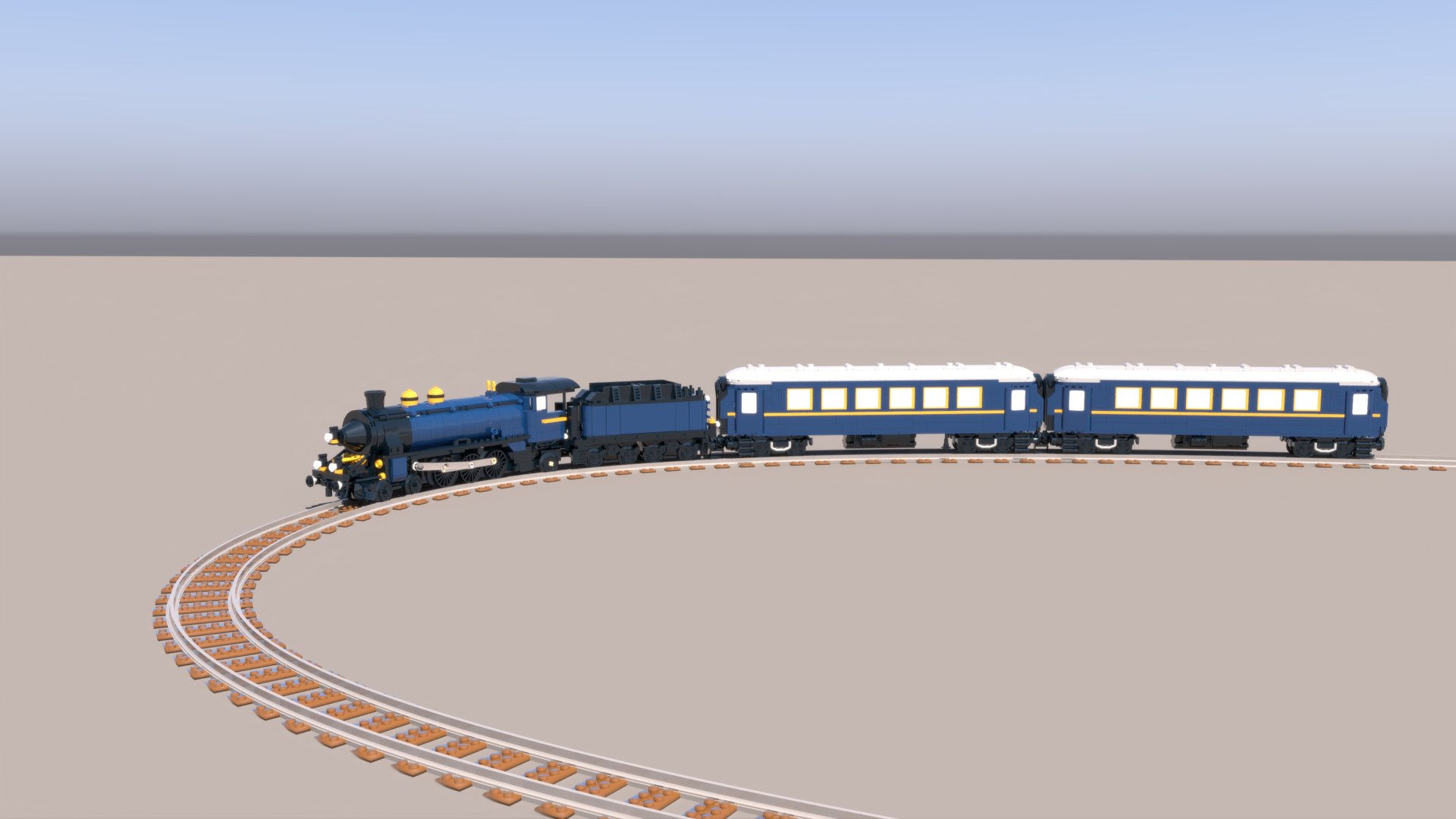 Animated LEGO Train Cinema 4D 2024 Model - TurboSquid 2227486