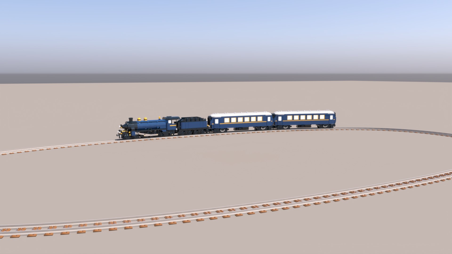 Animated LEGO Train Cinema 4D 2024 Model - TurboSquid 2227486
