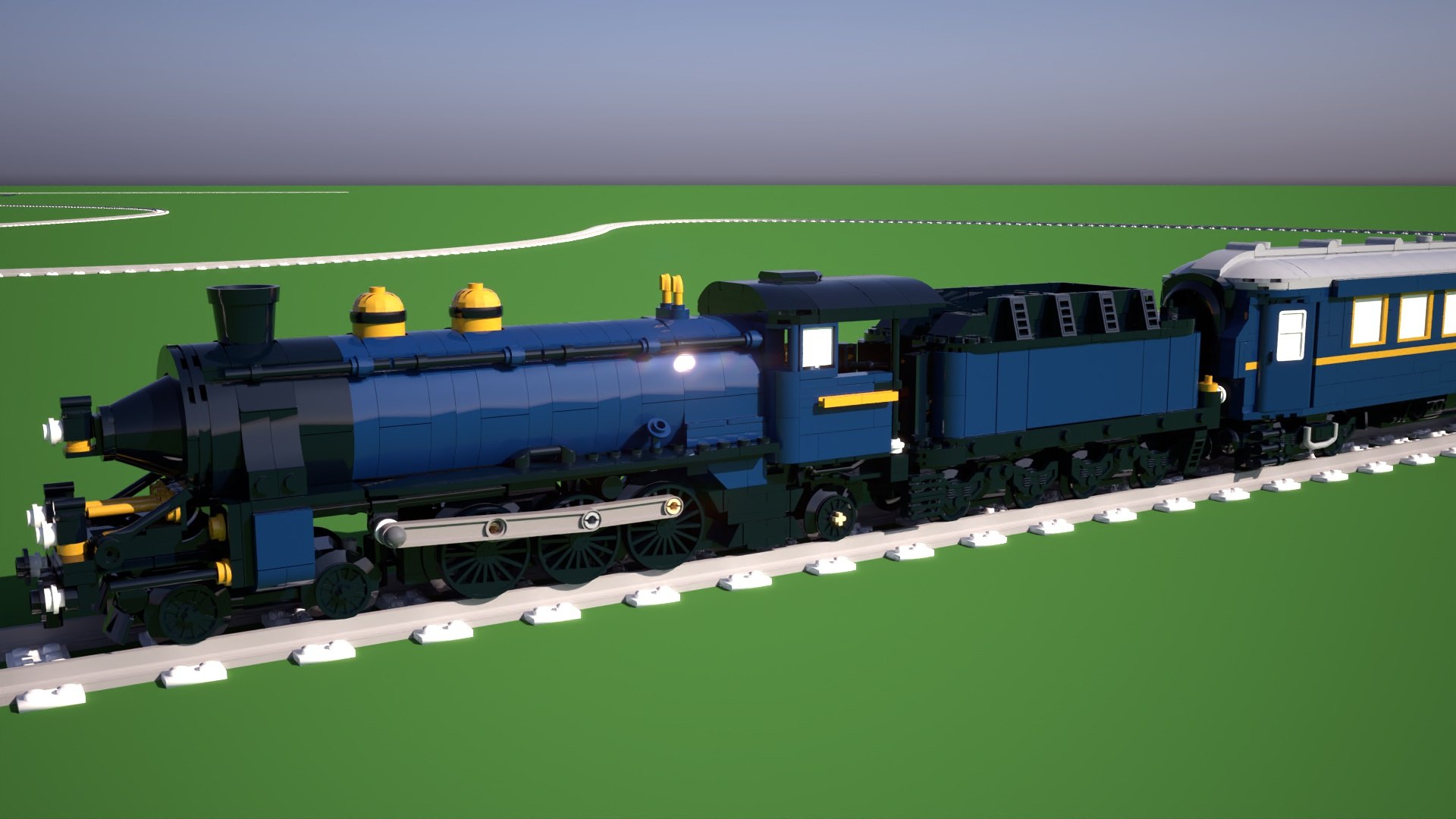 Animated LEGO Train Cinema 4D 2024 Model - TurboSquid 2227486