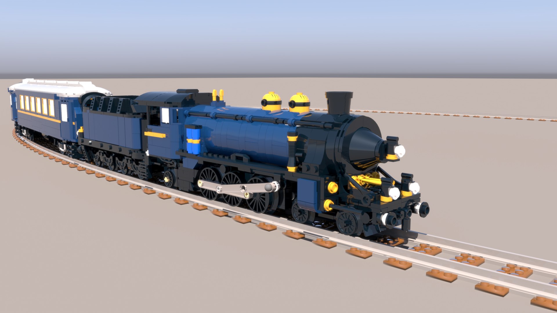 Animated LEGO Train Cinema 4D 2024 Model - TurboSquid 2227486
