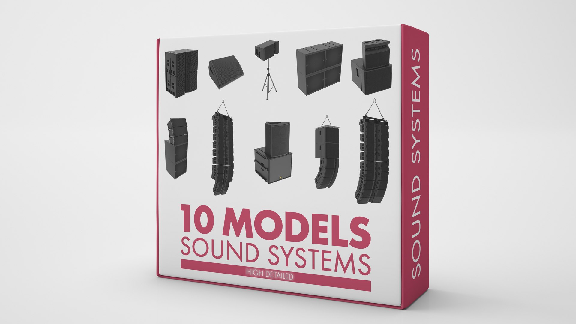 3D 10 Models Sound Systems Collection Model - TurboSquid 2148310