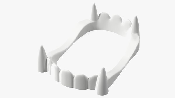 Vampire Teeth White 3D model - TurboSquid 1781186
