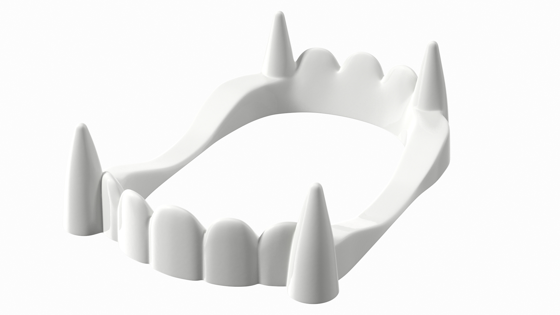 Vampire Teeth White 3D Model - TurboSquid 1781186
