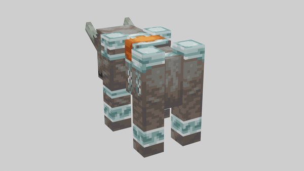 modelo 3d Minecraft Ravager - TurboSquid 2053420
