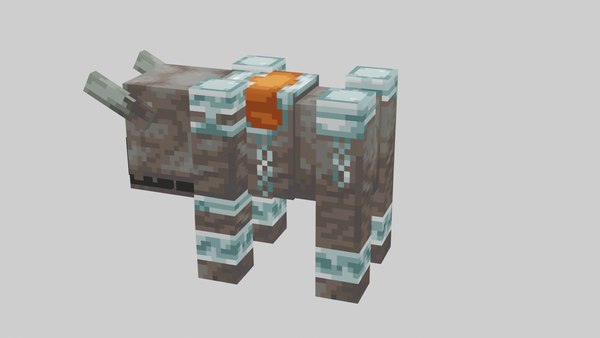 modelo 3d Minecraft Ravager - TurboSquid 2053420