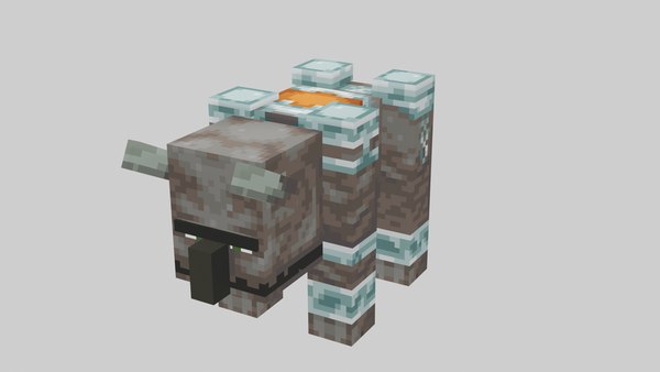 modelo 3d Minecraft Ravager - TurboSquid 2053420