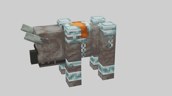3D модель Minecraft Ravager - TurboSquid 2053420