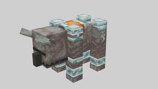 3D модель Minecraft Ravager - TurboSquid 2053420