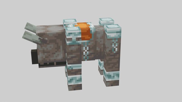 3D модель Minecraft Ravager - TurboSquid 2053420